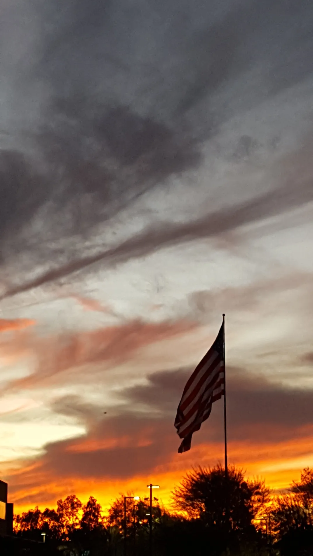 Sunset with US Flag | Smithsonian Photo Contest | Smithsonian Magazine