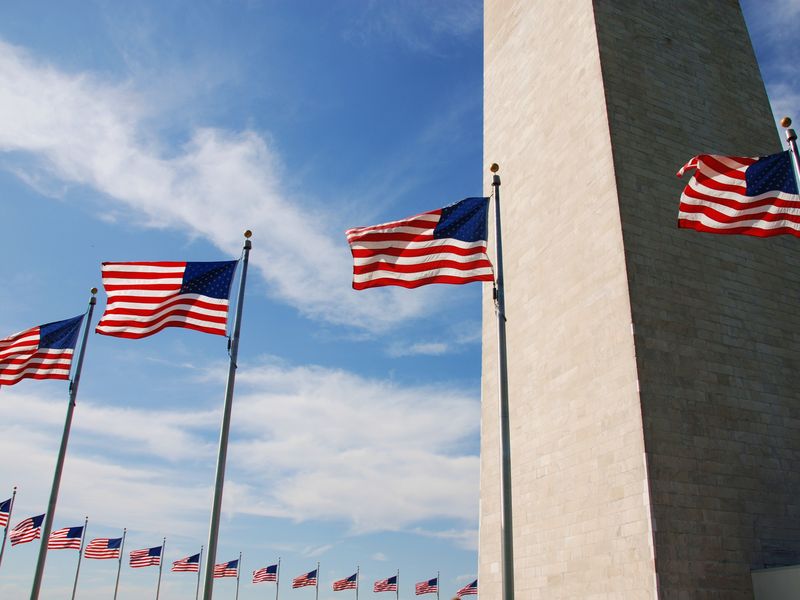 flags and monument | Smithsonian Photo Contest | Smithsonian Magazine