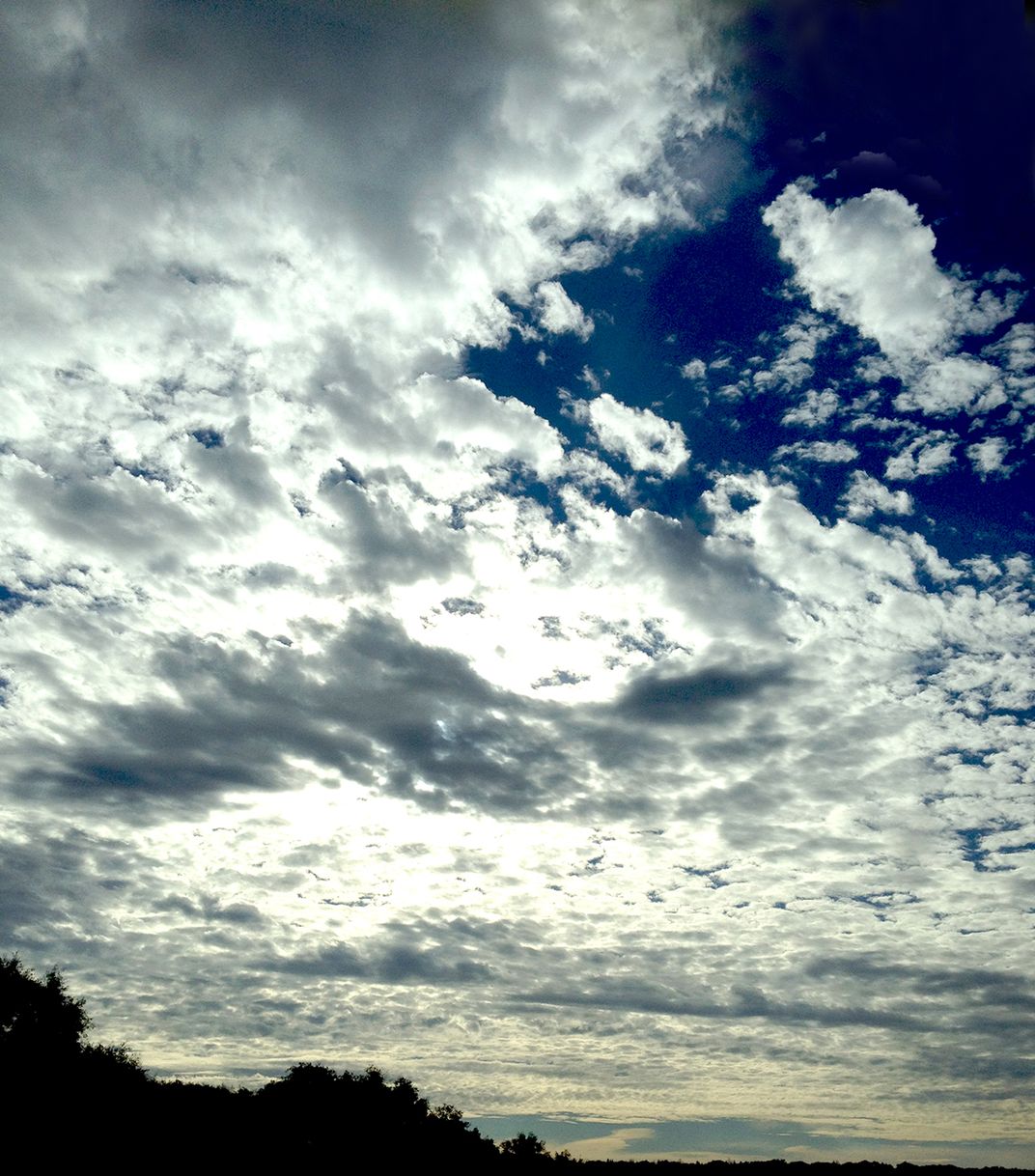 Early morning clouds over the Sierra Mountains, Nevada side ...