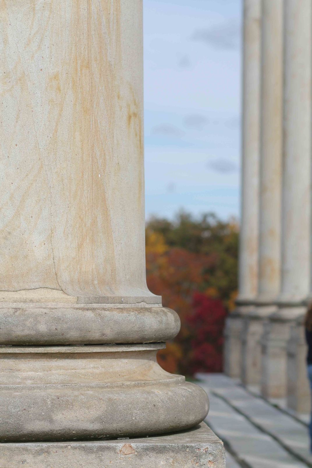 The original capital columns at the National Arboretum are most ...