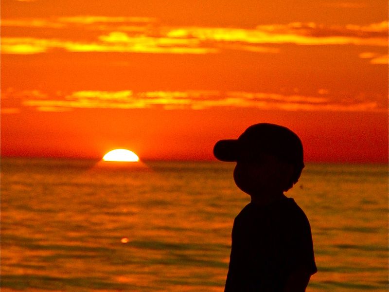 My son Luke looking off into the sunset. | Smithsonian Photo Contest ...