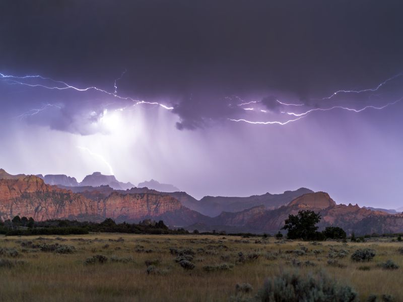 Lightening Over Zion National Park | Smithsonian Photo Contest ...