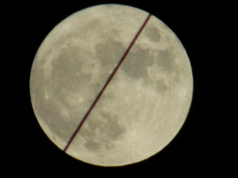 Half moon in full moon | Smithsonian Photo Contest | Smithsonian Magazine