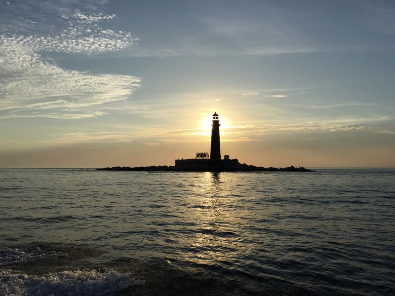 Lighthouse at dusk. | Smithsonian Photo Contest | Smithsonian Magazine