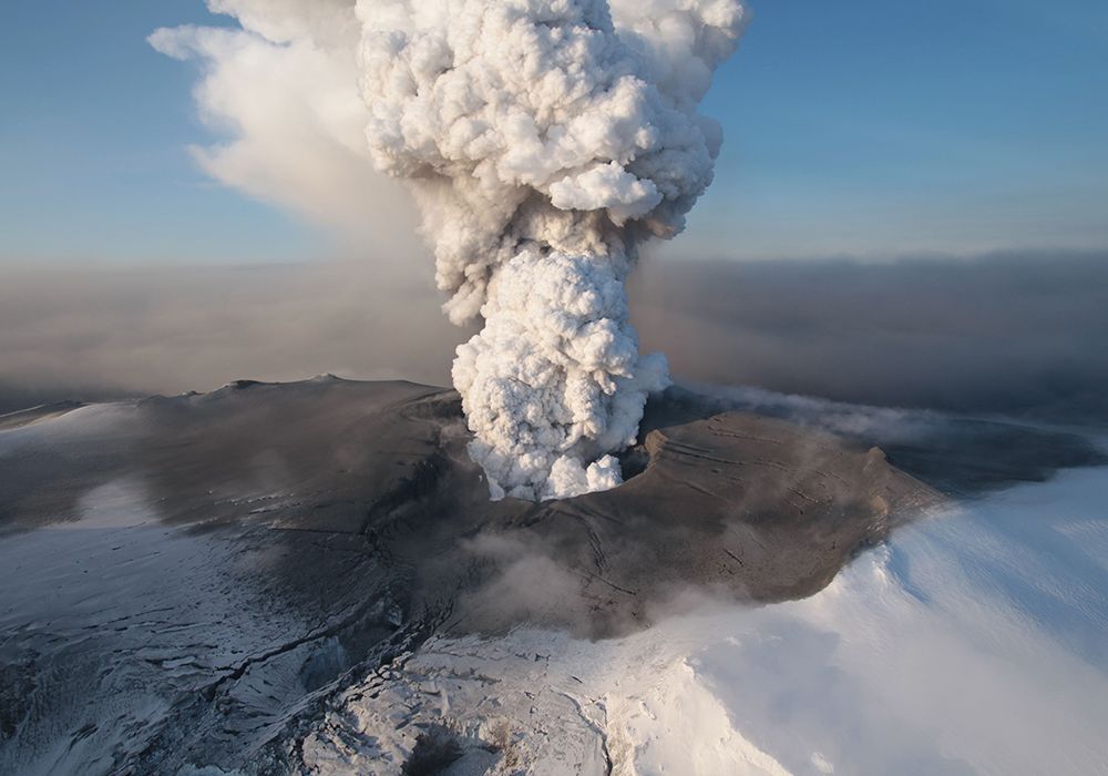 planet earth volcano