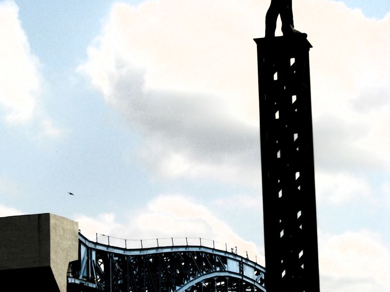 A statue and a bridge. | Smithsonian Photo Contest | Smithsonian Magazine