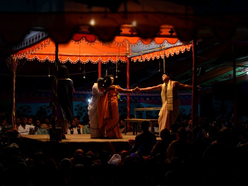 "JATRA" : in Bangladesh "JATRA" is a traditional drama play on stage ...