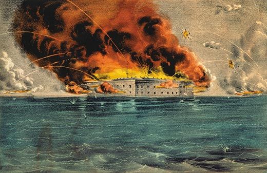 attack on fort sumter description