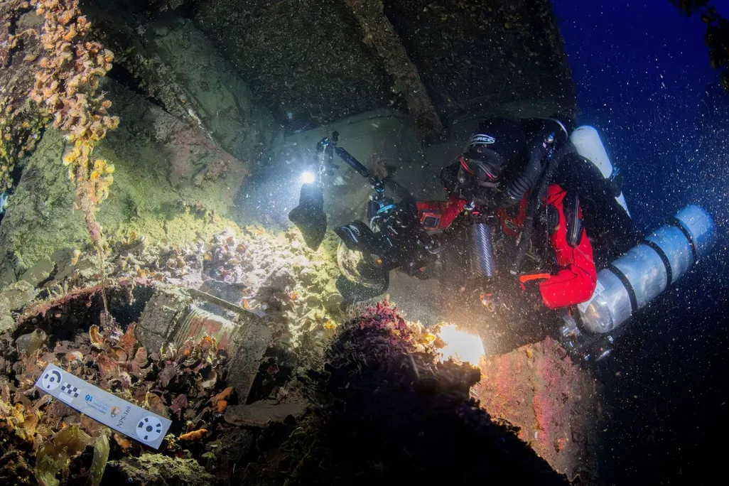 britannic shipwreck dive