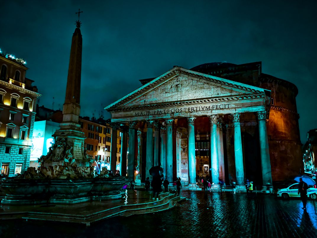 cyberpunk view of pantheon of rome | Smithsonian Photo Contest ...