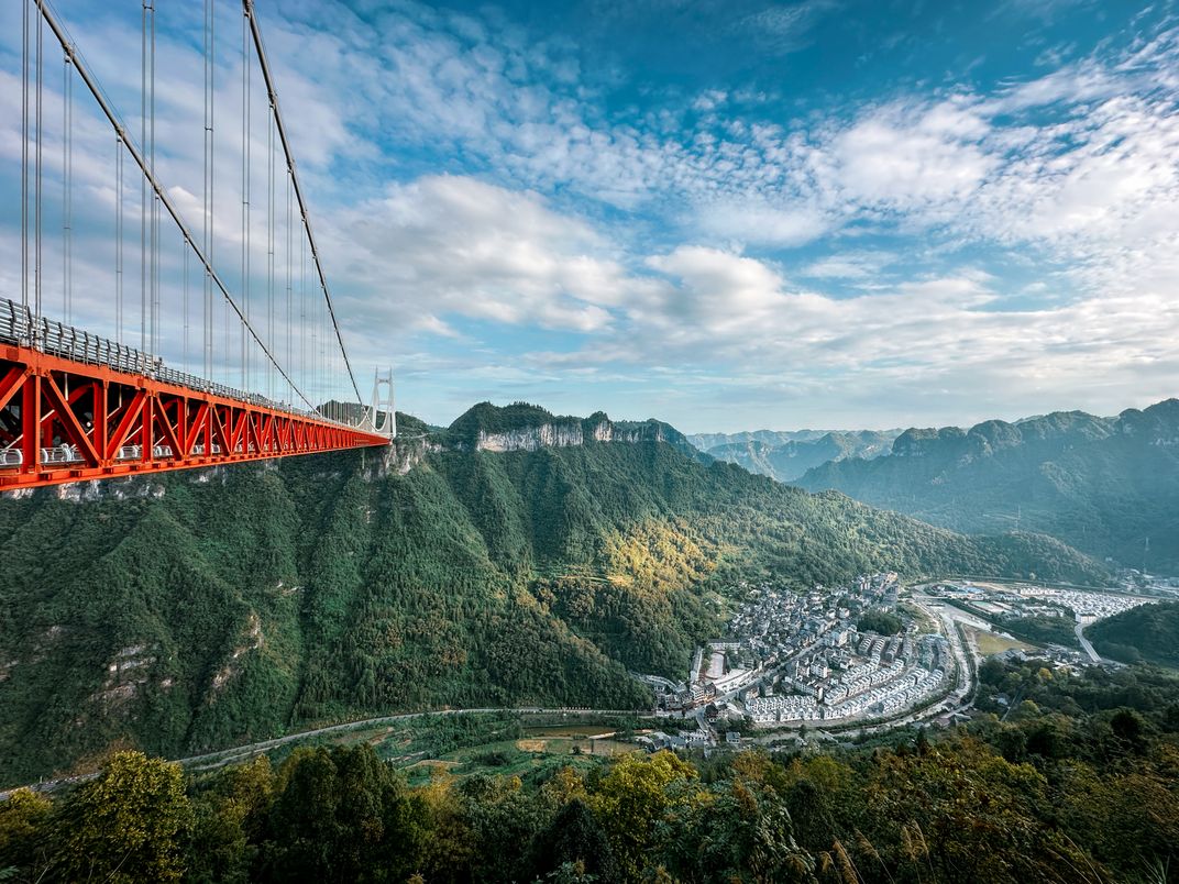 The Red Bridge over Valley | Smithsonian Photo Contest | Smithsonian ...