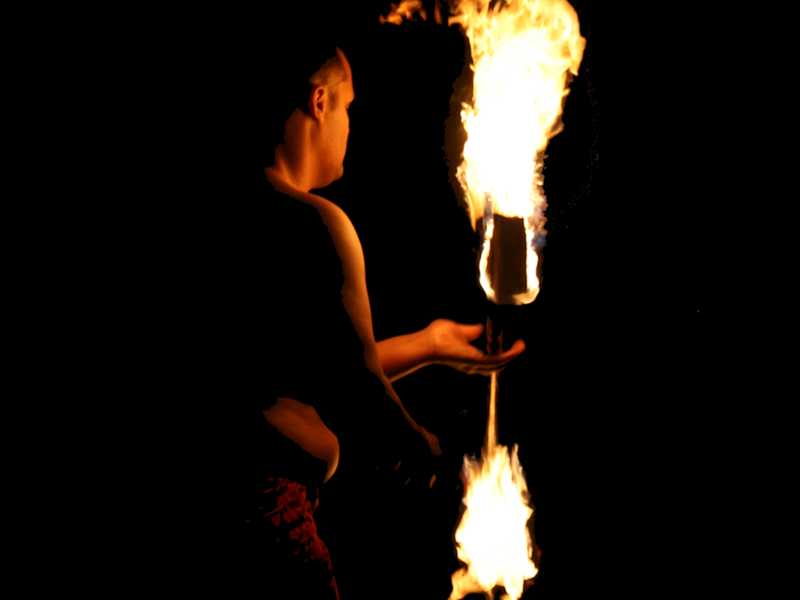 A traditional Native fire dance is performed this past summer at a pow ...