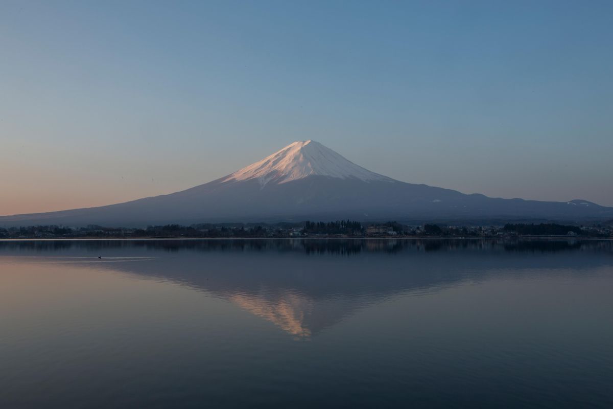 Japan Mount Fuji Blue