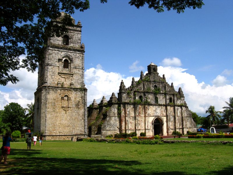 The historic Paoay Church served as an observation post for Katipuneros ...