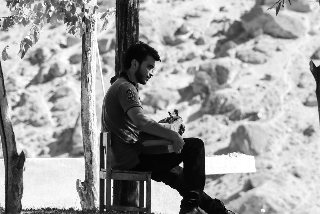 Hunza Boy Playing Rubab | Smithsonian Photo Contest | Smithsonian Magazine