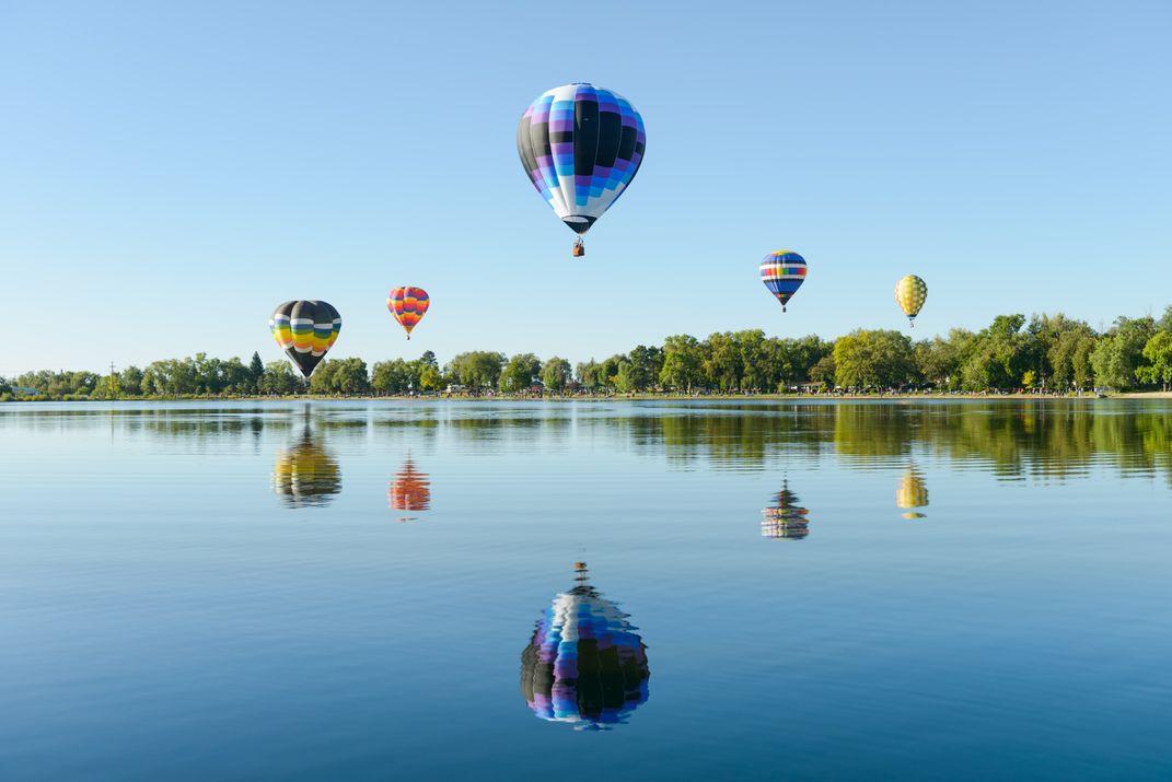 Balloon Formation Above Prospect Lake | Smithsonian Photo Contest ...