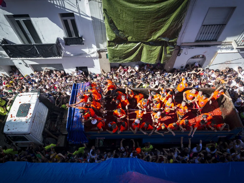 Photos from La Tomatina, the World's Biggest Food Fight