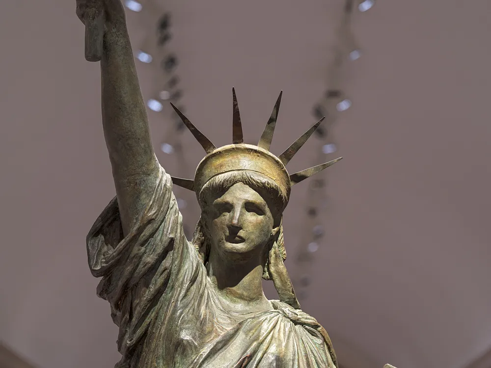 This Remarkable Statue of Liberty Model Made by the Sculptor of the ...