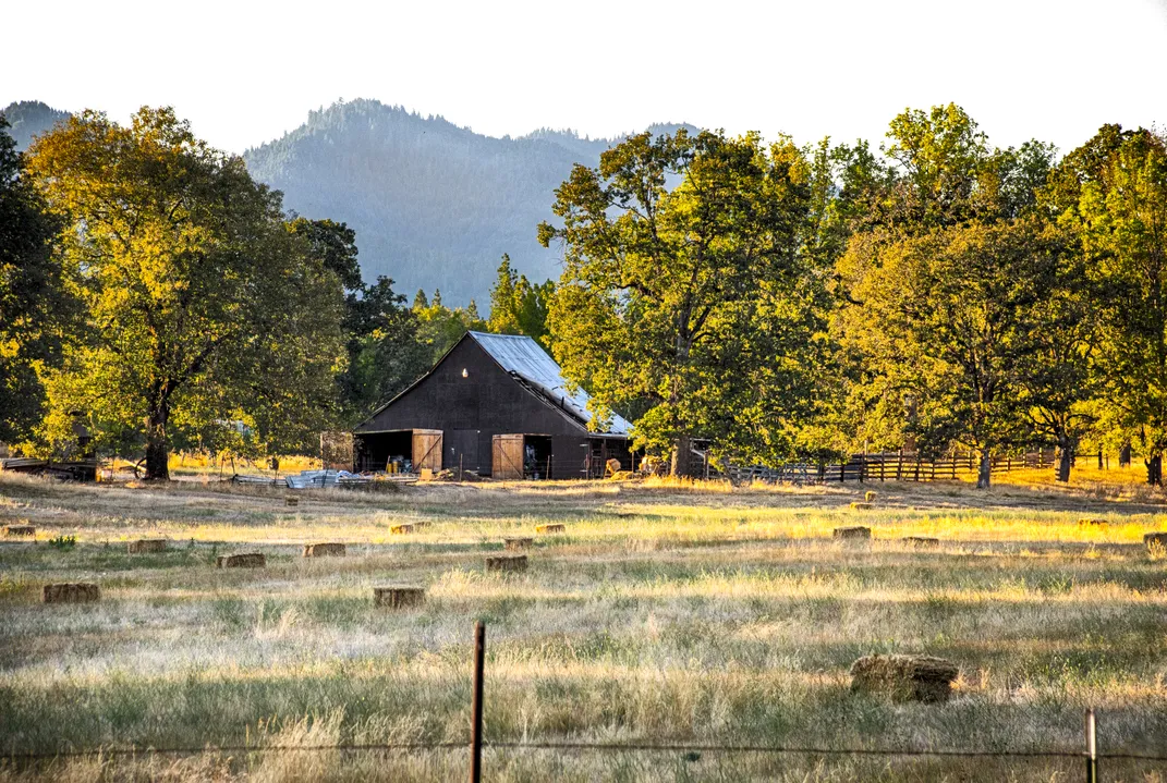 Hay field and barn in southern Oregon | Smithsonian Photo Contest ...
