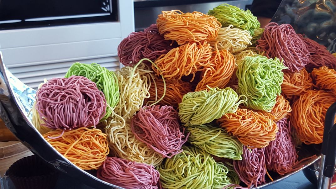 Multi-colored rice noodles | Smithsonian Photo Contest | Smithsonian ...