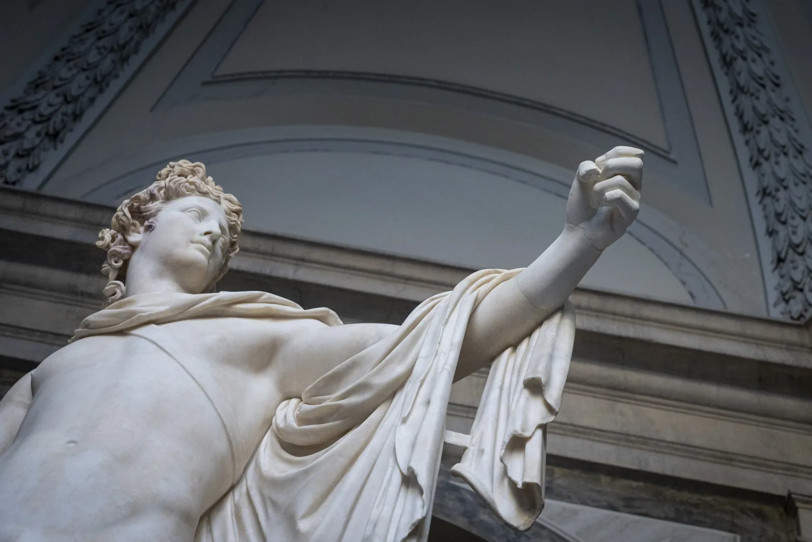 See the Vatican's Magnificent Marble Statue of the Greek God Apollo ...