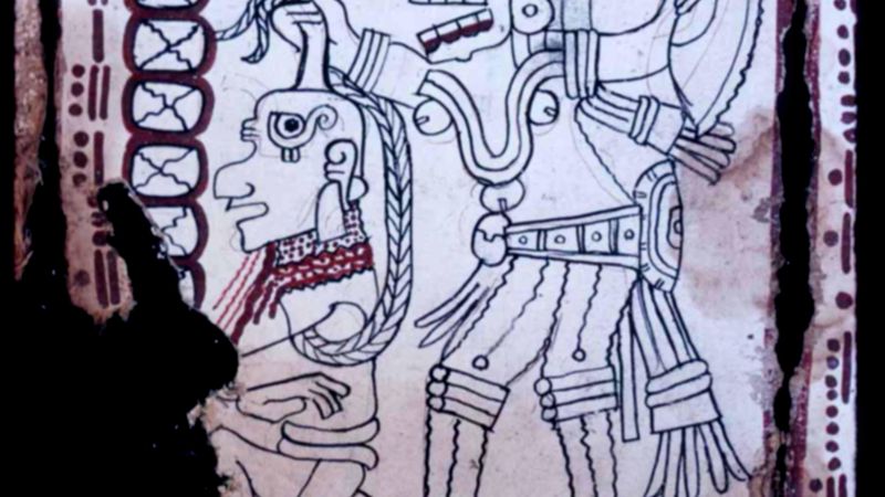 Dresden Codex Line Art