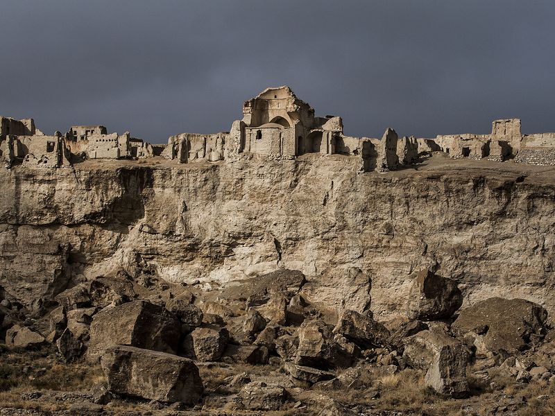 remains of one of an important cities of Ashkanian kingdom (who rulled ...