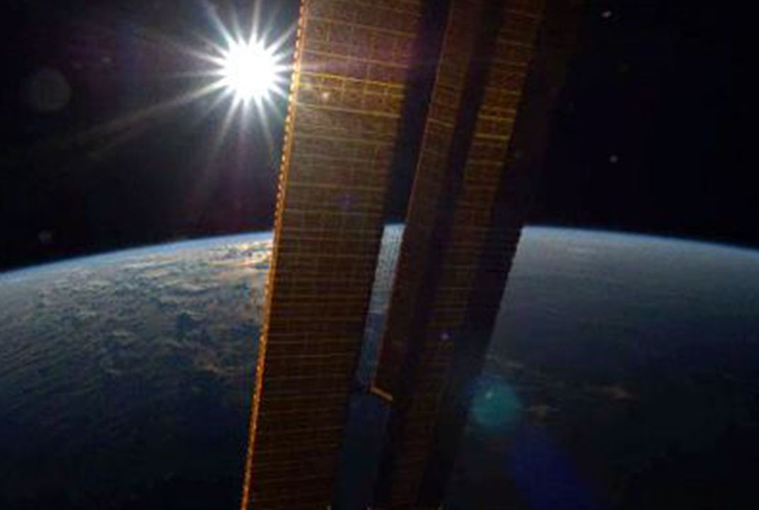 space station sun