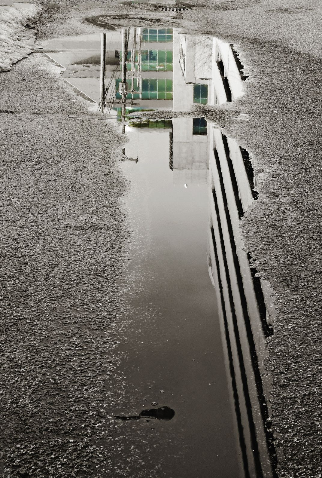 Through The Puddle--this image is part of a study I did that focused on ...