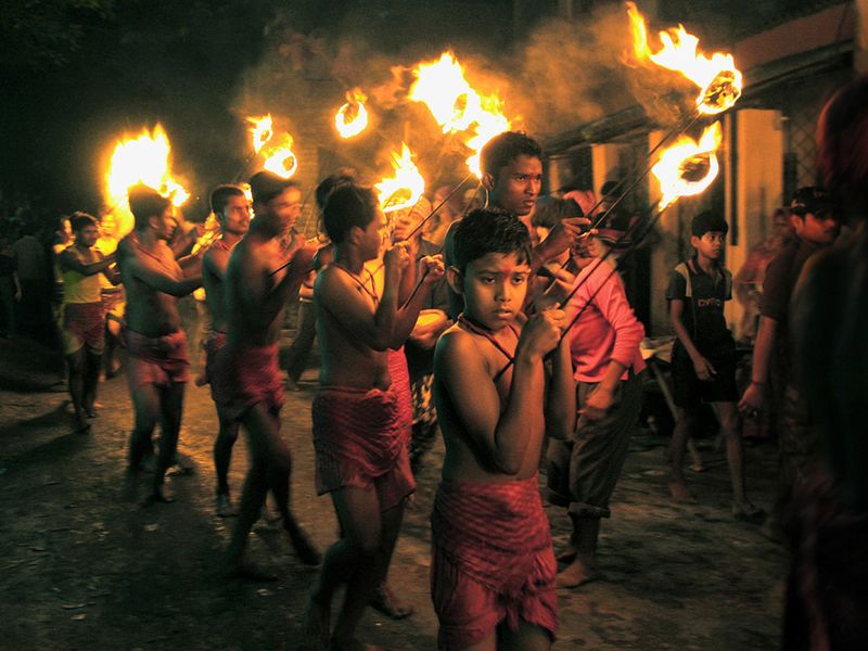 Fire Festival, A part of the religious ritual | Smithsonian Photo ...