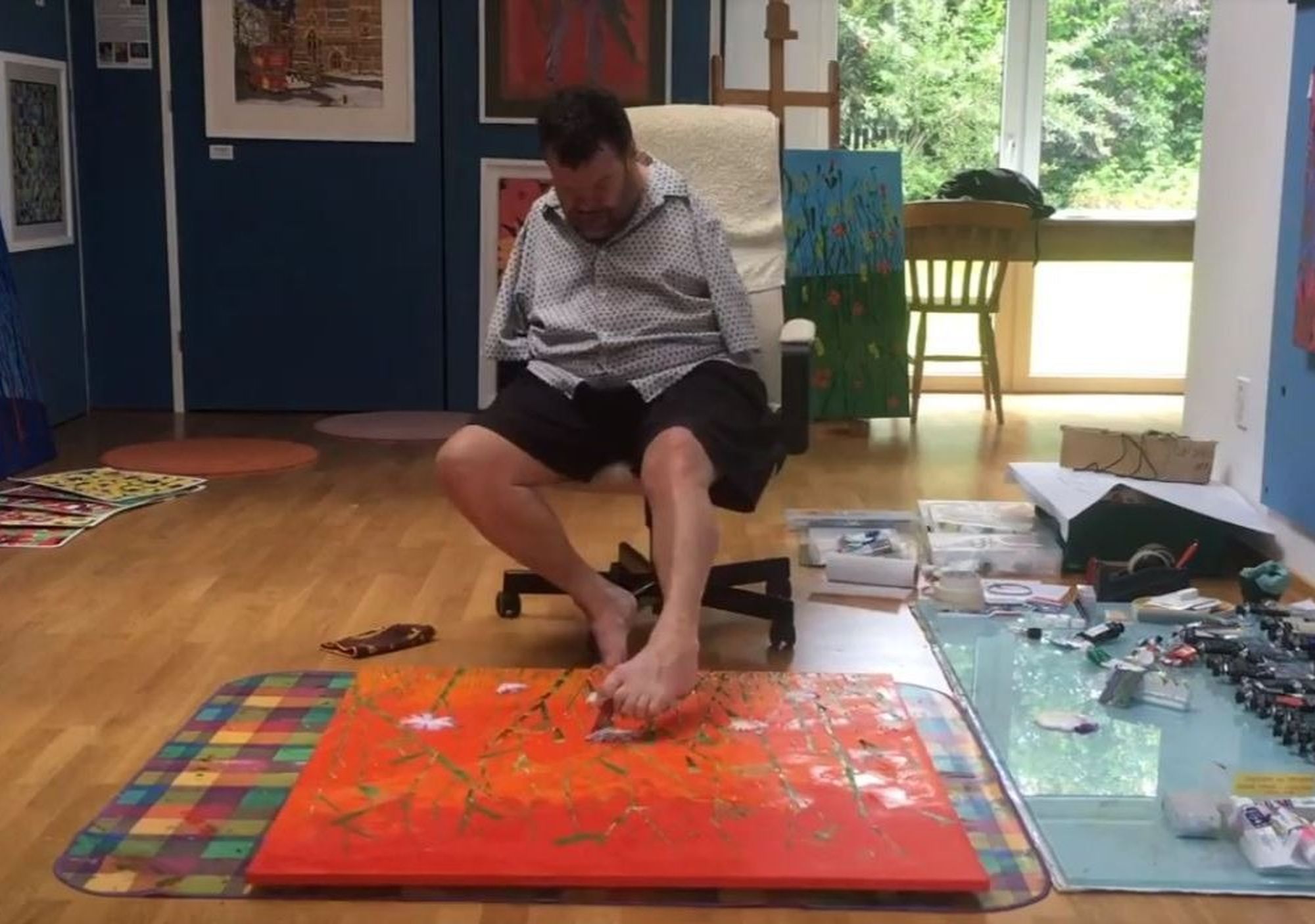 Inside the Brains of Artists Who Paint With Their Feet