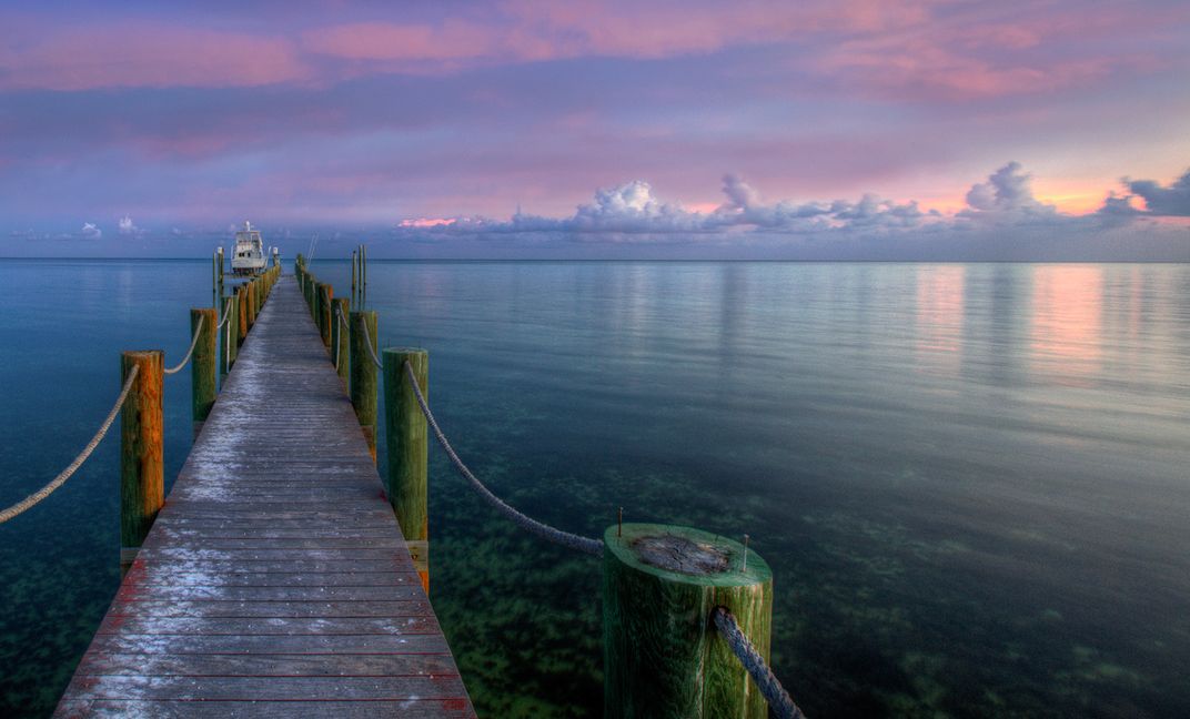 sunset over a dock in Florida Keys | Smithsonian Photo Contest ...