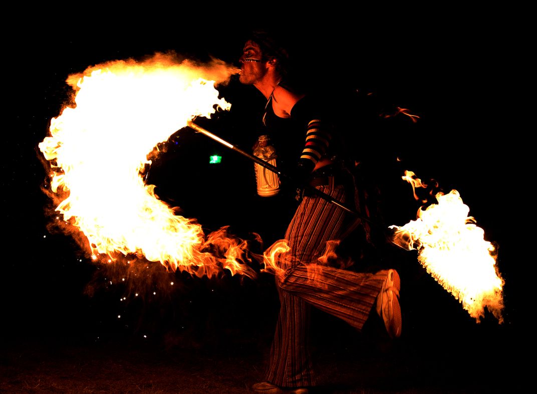 Fire Blowing Dancer | Smithsonian Photo Contest | Smithsonian Magazine