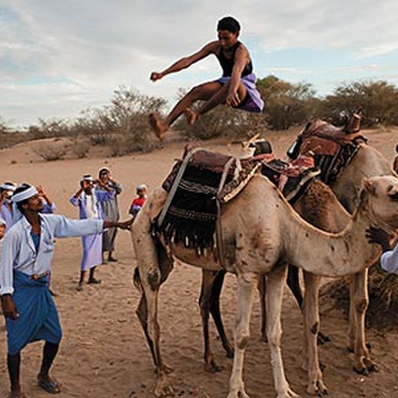 Person Riding On An Asteroid