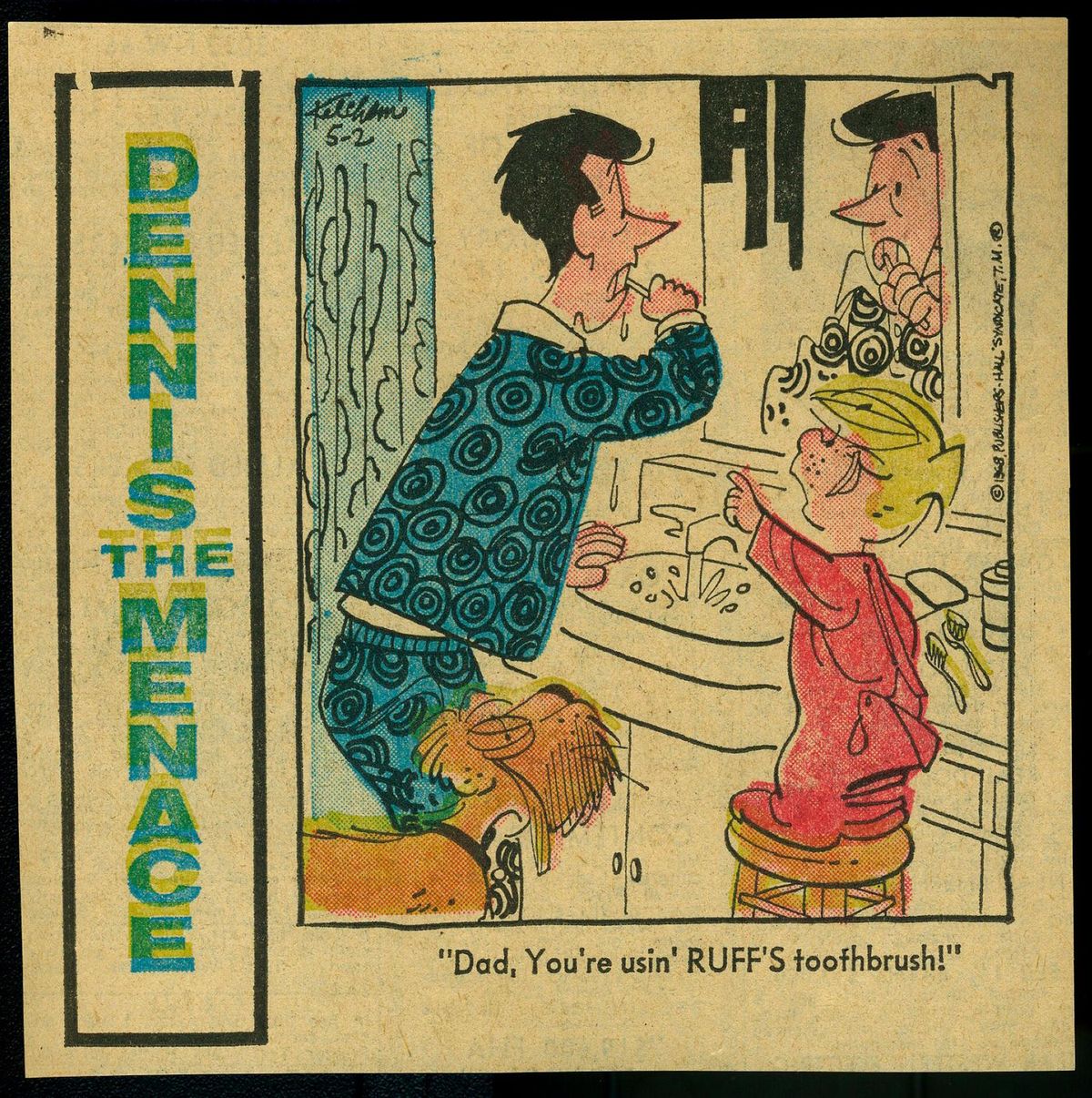 dennis the menace drawing