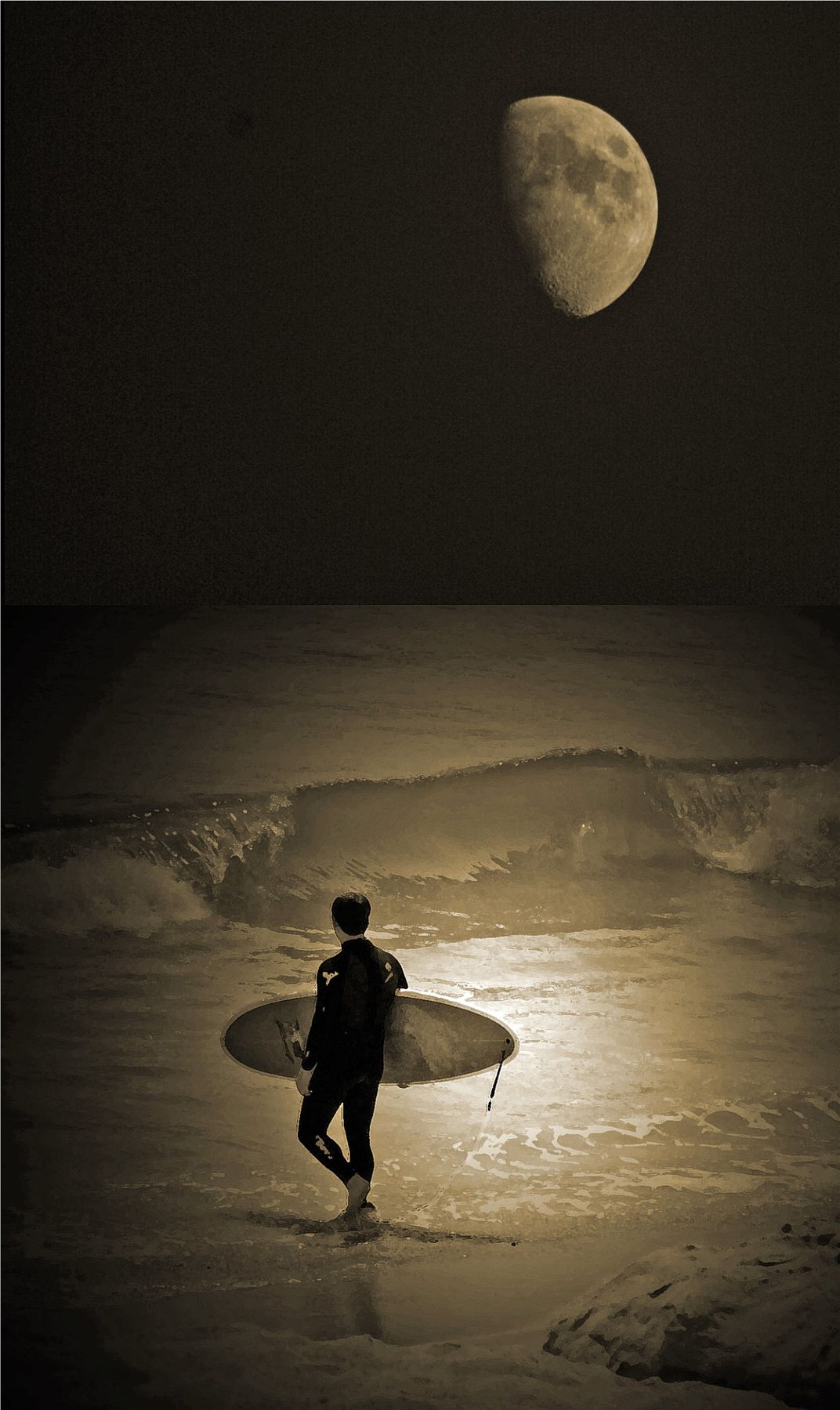 Moon surfer at Henlopen State Park. Lewes, Delaware. | Smithsonian ...