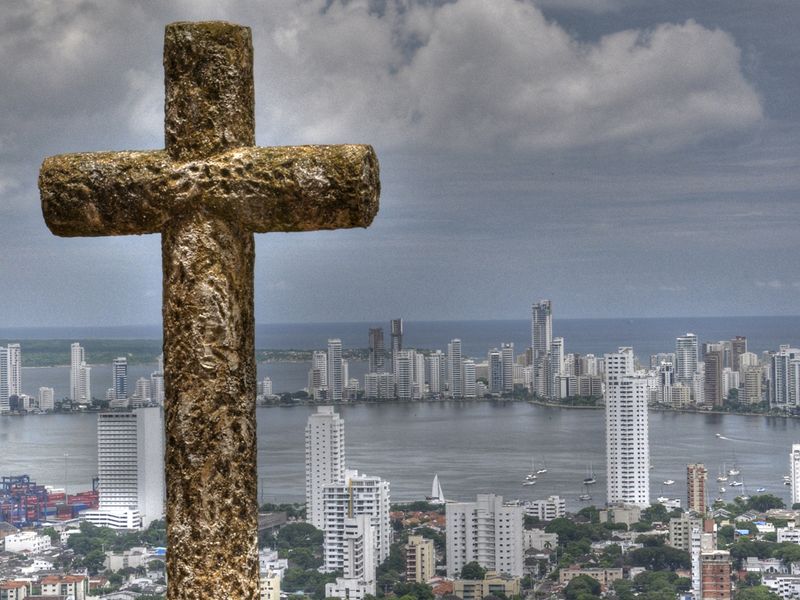 View of Cartagena, Colombia from La Popa Monastery | Smithsonian Photo ...