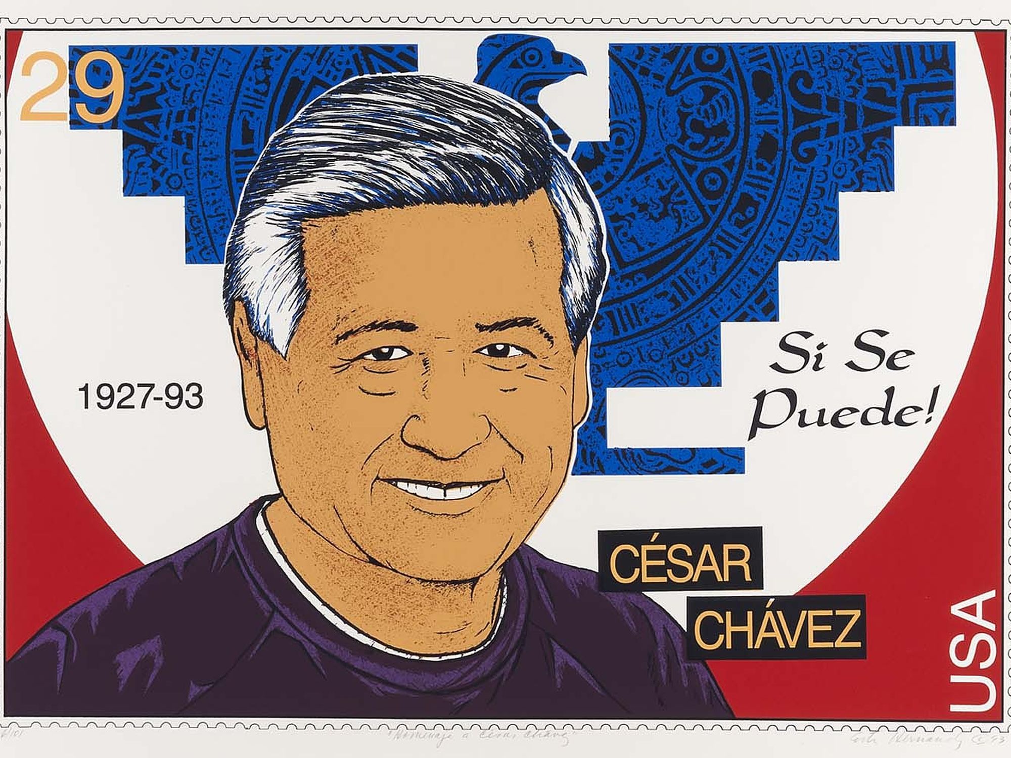 Chicanx Graphic Arts in Focus: "Homenaje a Cesar Chavez" | Smithsonian ...