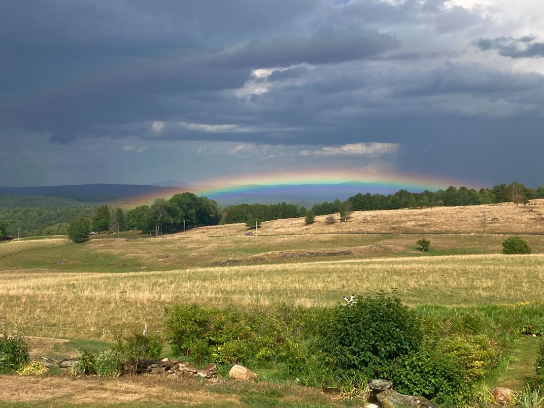 A beautiful, low hanging rainbow. | Smithsonian Photo Contest ...