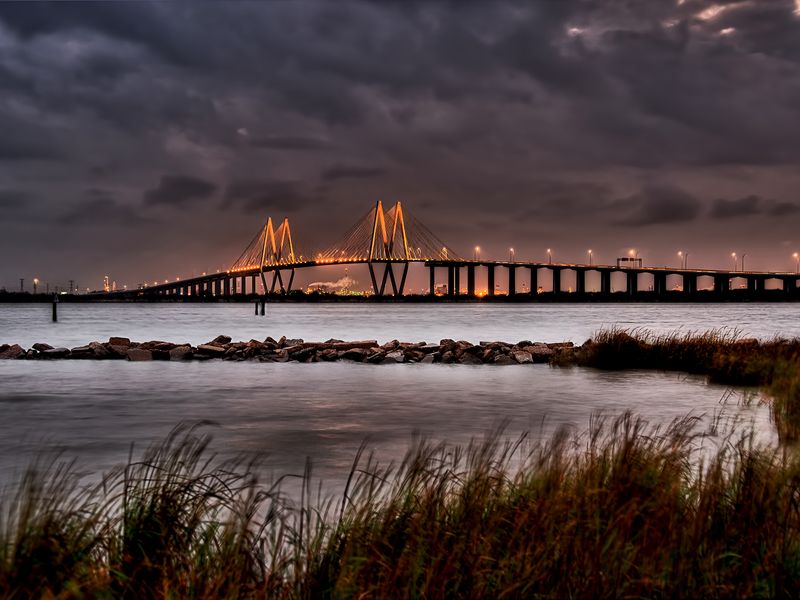 Shooting the Fred Hartman bridge with my family | Smithsonian Photo ...