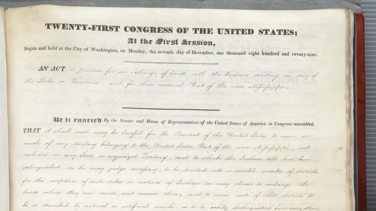 indian removal act document