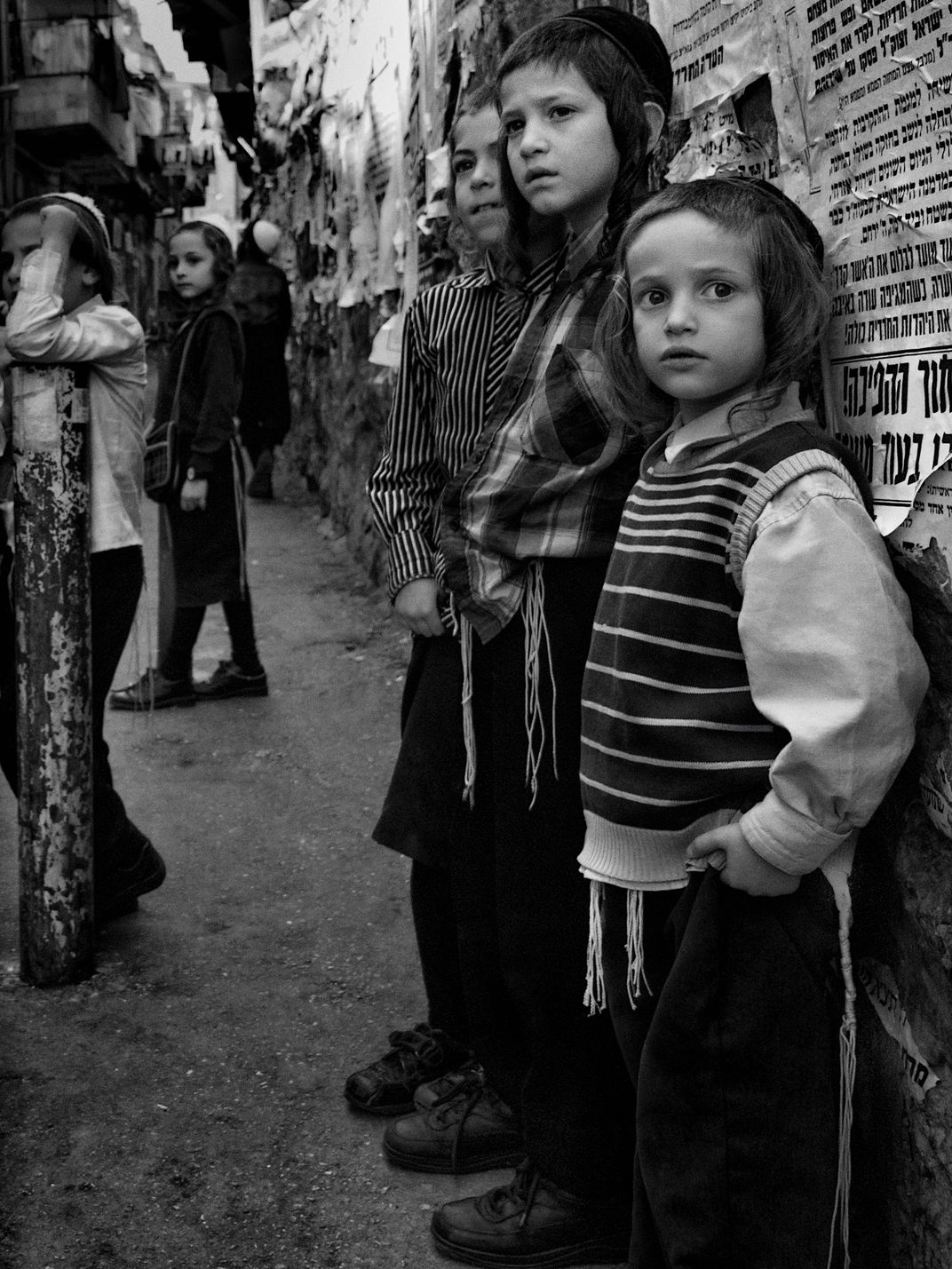Jerusalem in the Ultra Orthodox Jewish neighborhood of Mea Shearim ...