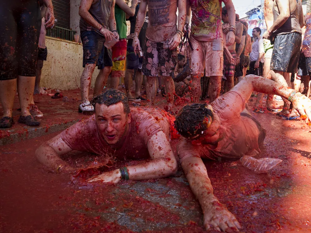 Photos from La Tomatina, the World's Biggest Food Fight
