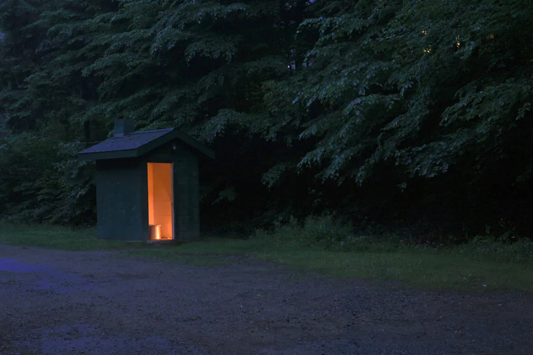 Outhouse in the dark- Alleghany State Park | Smithsonian Photo Contest ...