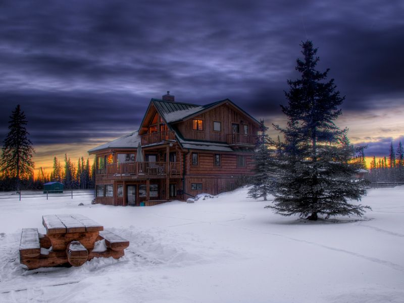 Cold Winter Cabin - Northern Alberta, Canada | Smithsonian Photo ...