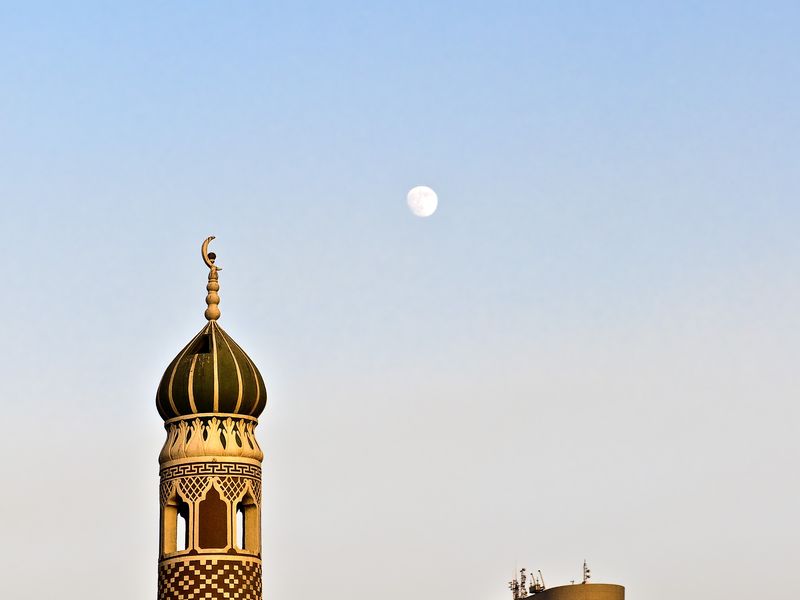 Mosque and Moon | Smithsonian Photo Contest | Smithsonian Magazine