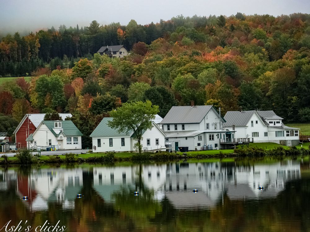 Fall colors at Elmore lake Vermont | Smithsonian Photo Contest ...