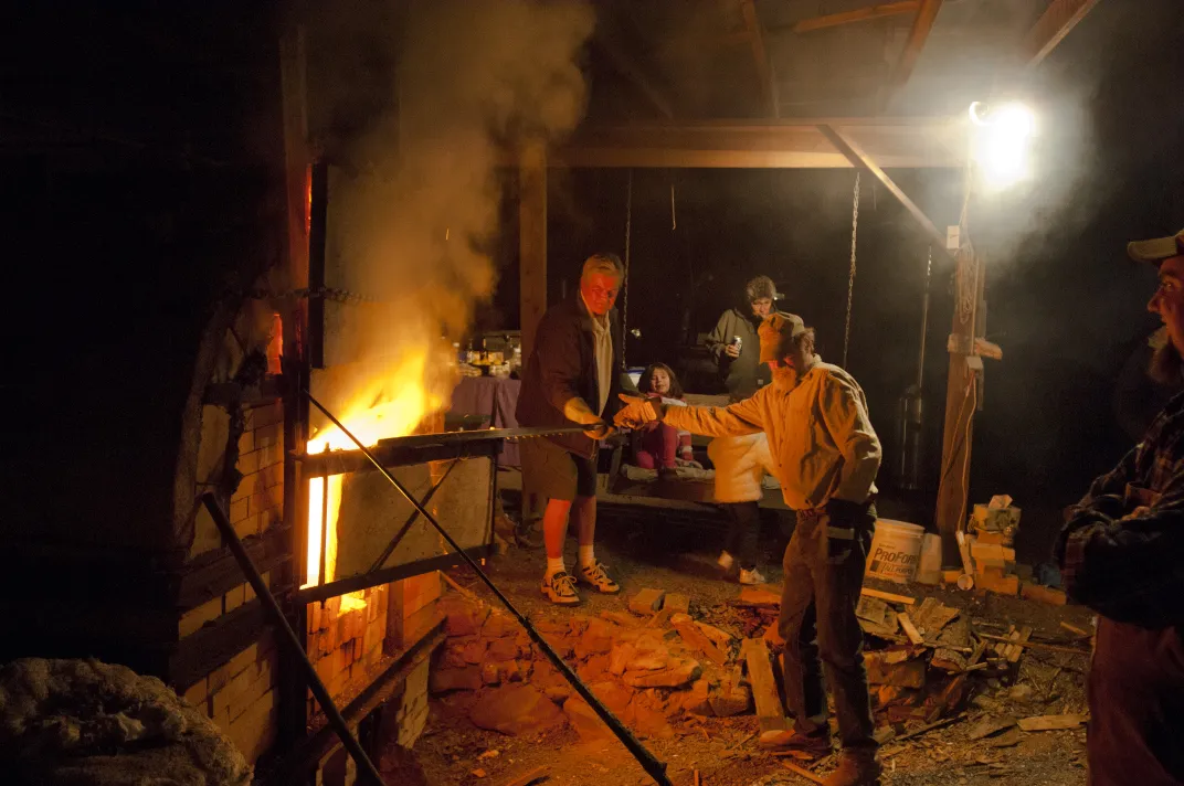 Salt Firing the Wood Kiln at Phil Morgan Pottery | Smithsonian Photo ...