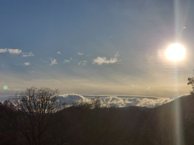 A cloud on the sky, shaped like long tube. | Smithsonian Photo Contest ...