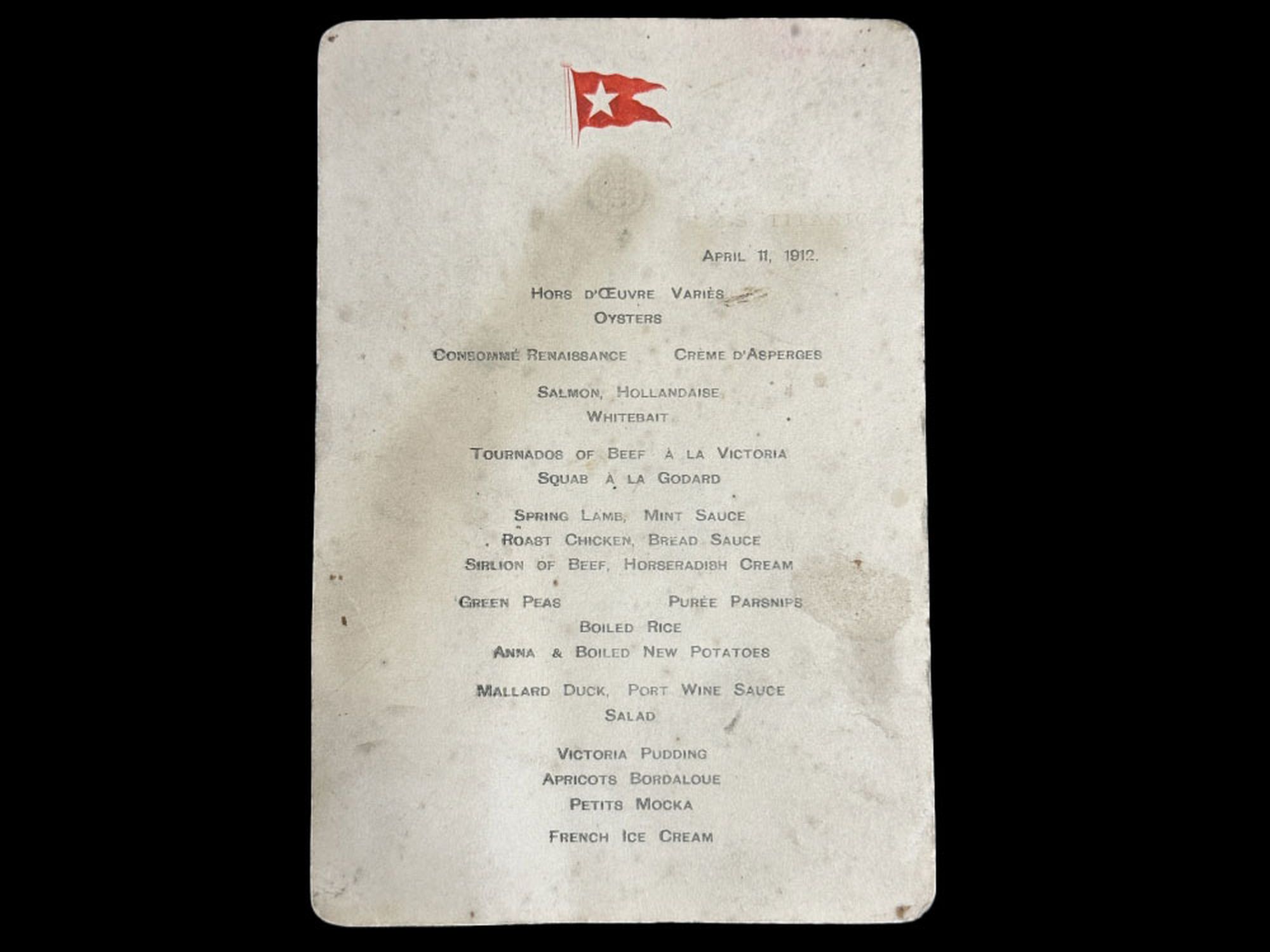 Titanic Passengers Dined in Style Before Disaster Struck